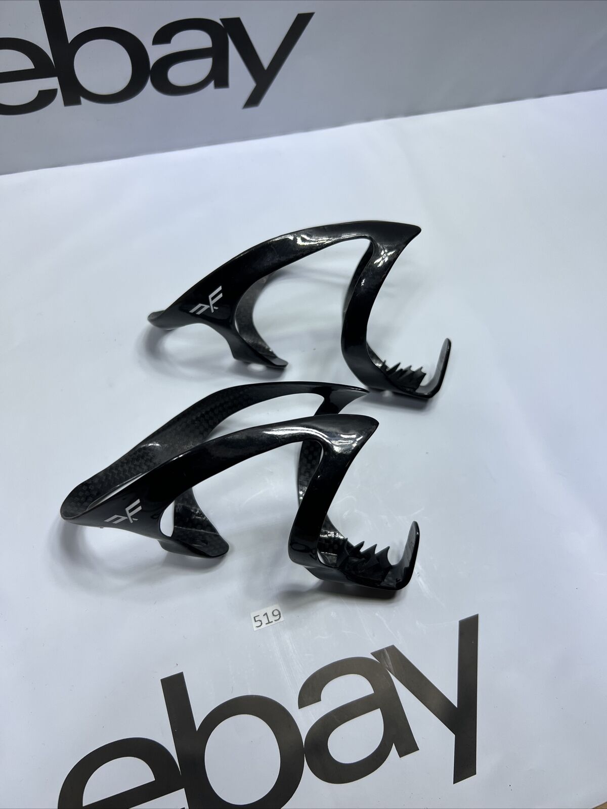 (2) Forte Carbon Water Bottle Cages Road Triathlon MTB Pair ...