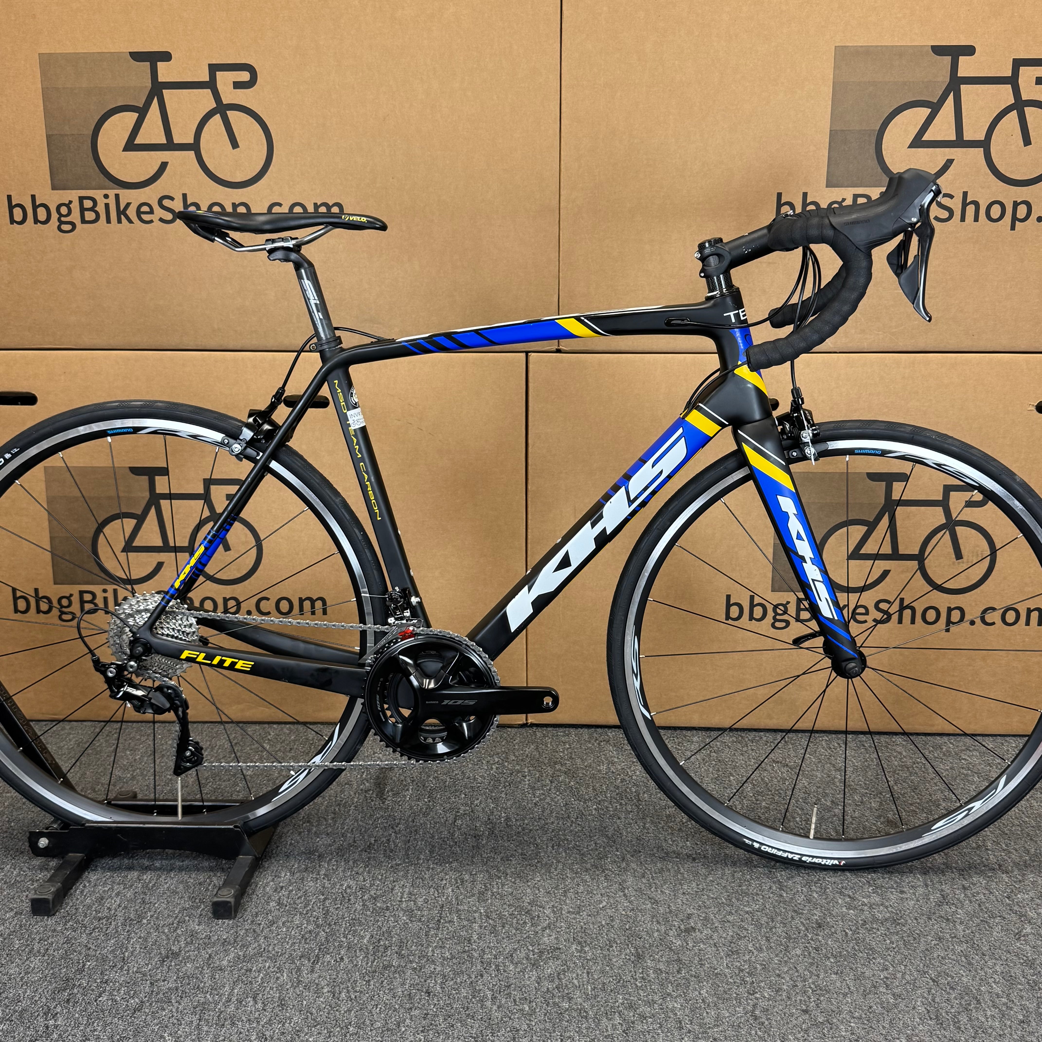 Used KHS Flite Team, 11-speed Shimano 105, Carbon Road Bike-2021, ML 5 ...