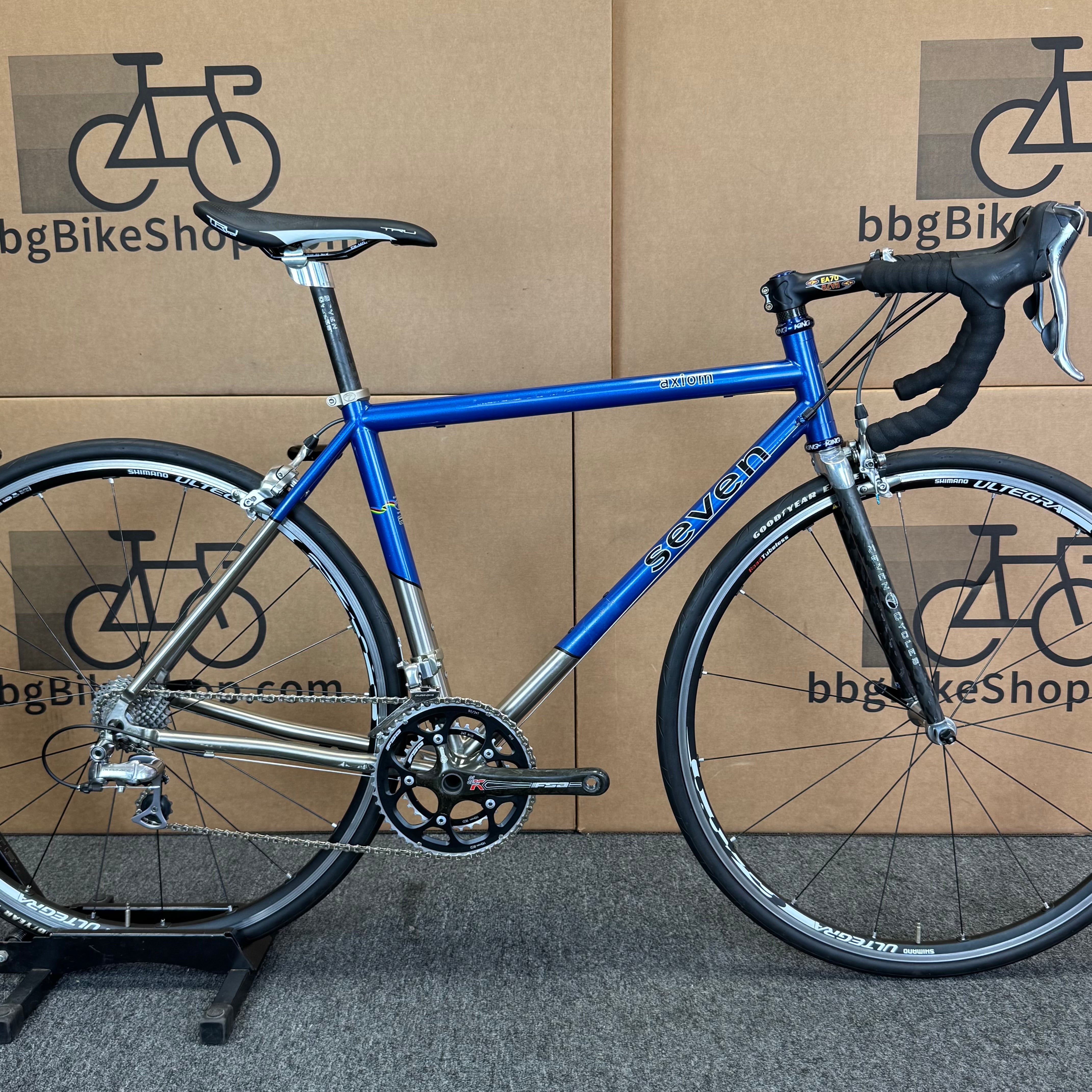 Used Seven Cycles Axiom Titanium Road Bike-2015, Shimano Dura-Ace, 55c ...